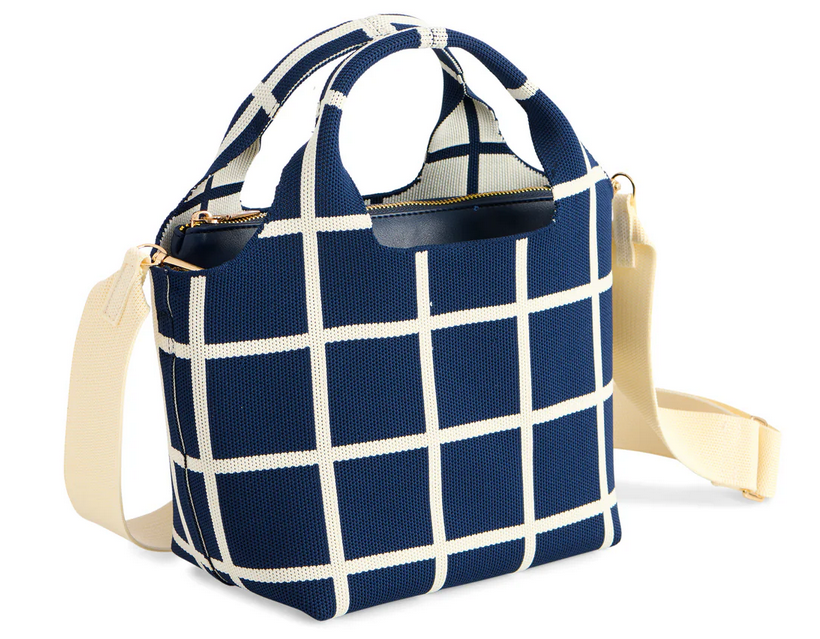 Robbie Mini Tote Midnight Pattern – Rhinestone Angel
